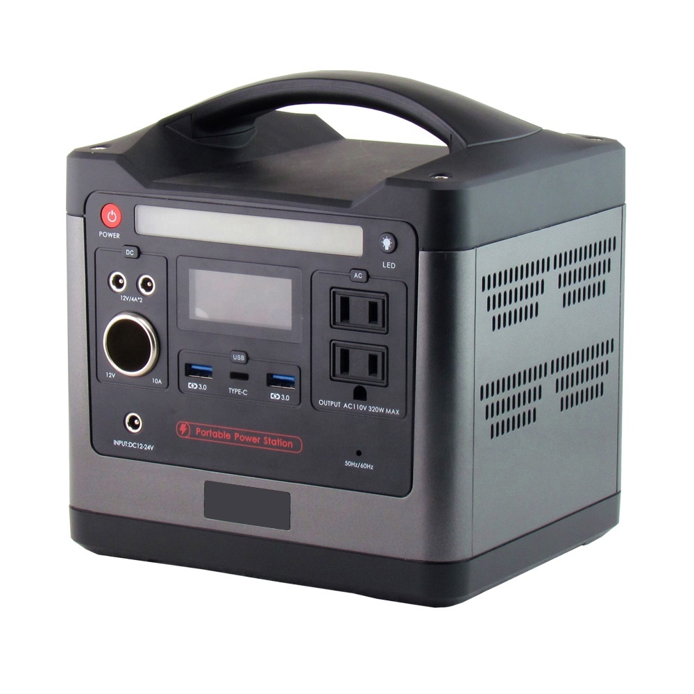 Output 110v Power Grid Solar System By 300w 300wh 298wh Lifepo4 Battery ...